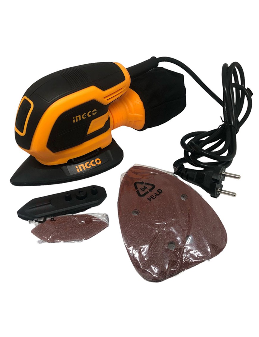 Levigatrice palmare triangolare elettrica 65W con sacca Kit carta ...