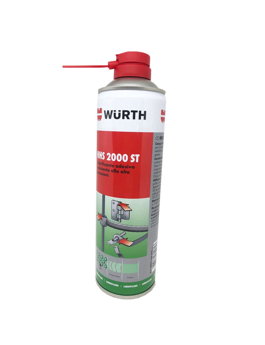 Grasso spray lubrificante professionale Adesivo multiuso 500ml Wurth ...