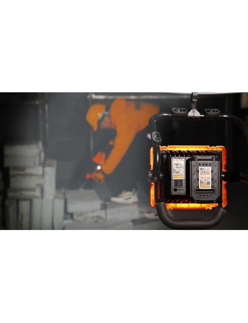 Faretto led da lavoro a batteria 20 V portatile Appendibile cantiere ...