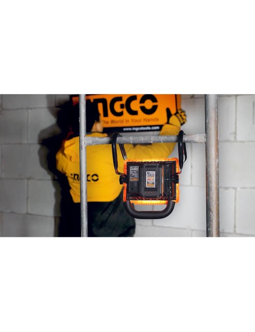 Faretto led da lavoro a batteria 20 V portatile Appendibile cantiere ...