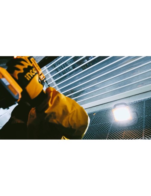 Faretto led da lavoro a batteria 20 V portatile Appendibile cantiere ...