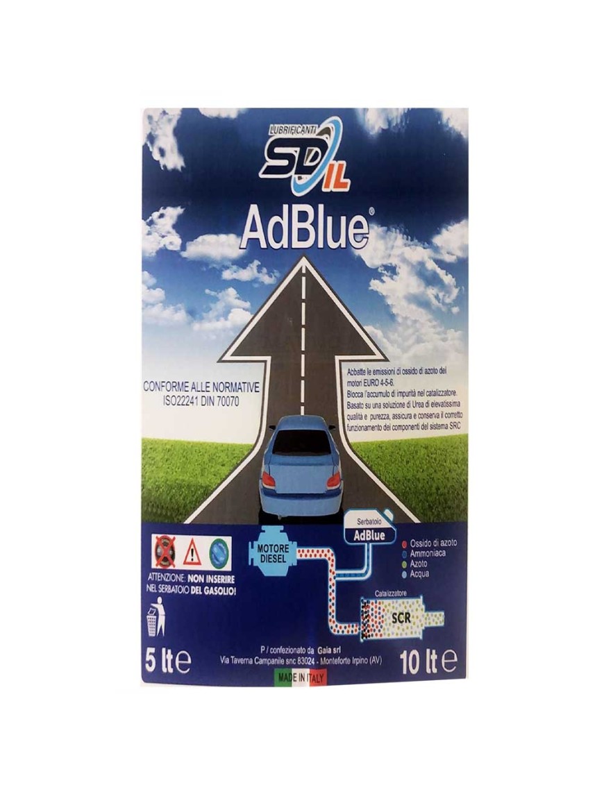 Adblue Additivo 10 Lt Urea Veicoli Euro 4 5 6 Tecnologia SCR con ...