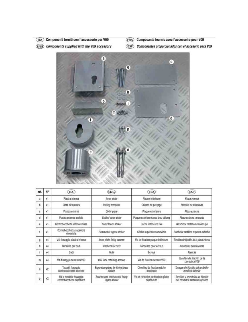 Serratura elettrica cancelli scorrevoli Per porte sezionali motorizzate ...